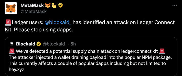 Attack On Ledger Wallets What Happened